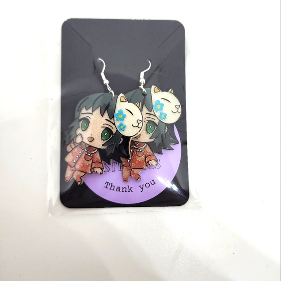 Jewelry | Demon Slayer Dangle Earings | Poshmark